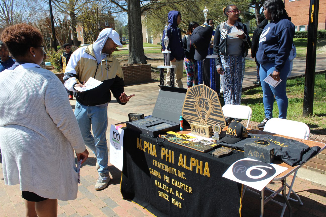 Alpha Phi Alpha at Club Fest - Saint Augustine's University