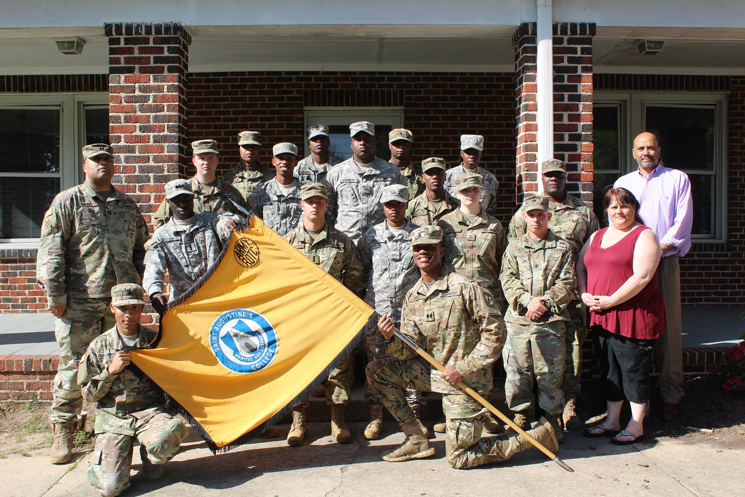 ROTC at the Tuttle Building - Saint Augustine's University