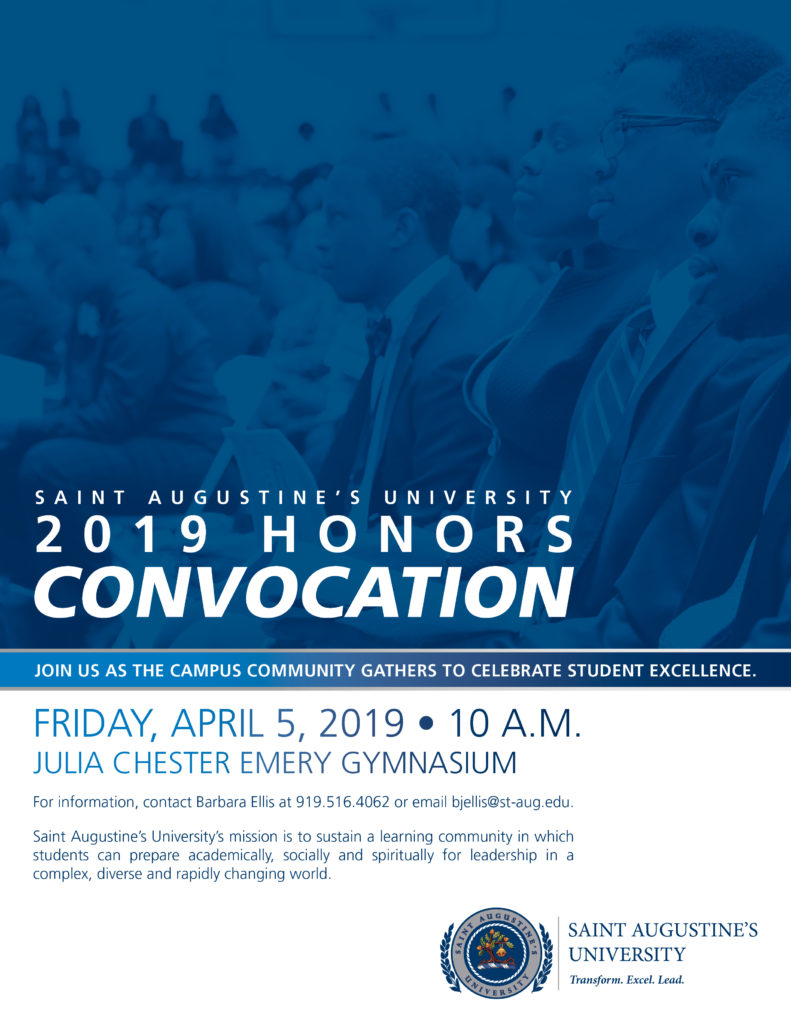 Honors Convocation - Saint Augustine's University