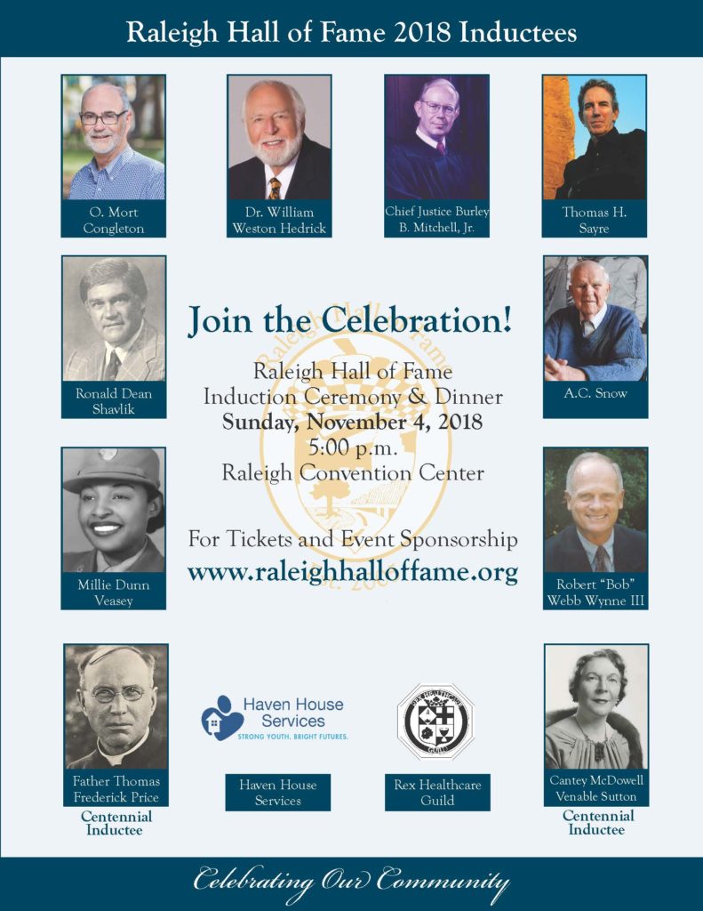 Millie Dunn Veasey to be Inducted into the Raleigh Hall of Fame - Saint ...