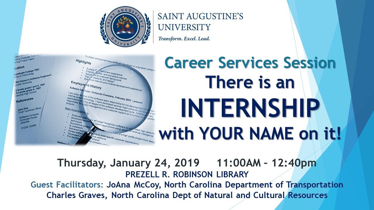 internship_session - Saint Augustine's University