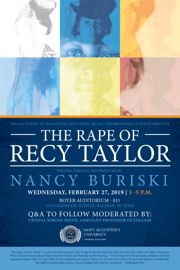 Humanities Department to Host Film Screening of The Rape of Recy Taylor ...