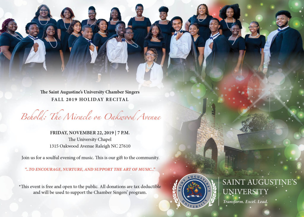 Choir-Recital-invite - Saint Augustine's University