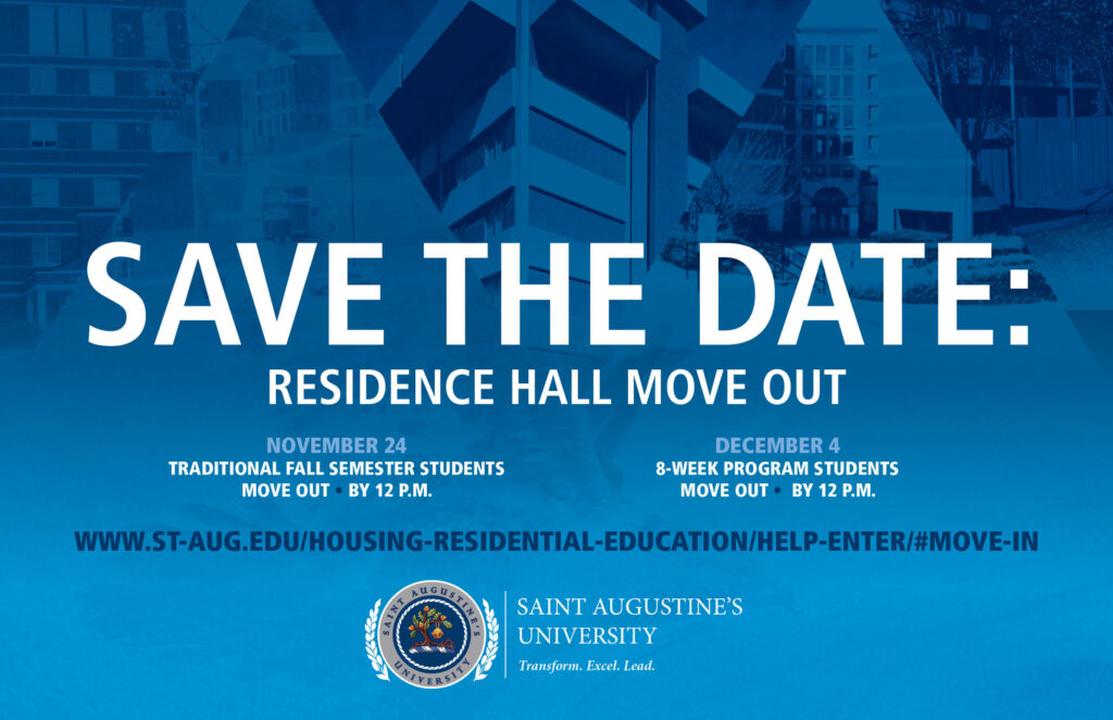 Move-Out-Flyer-FA21 - Saint Augustine's University