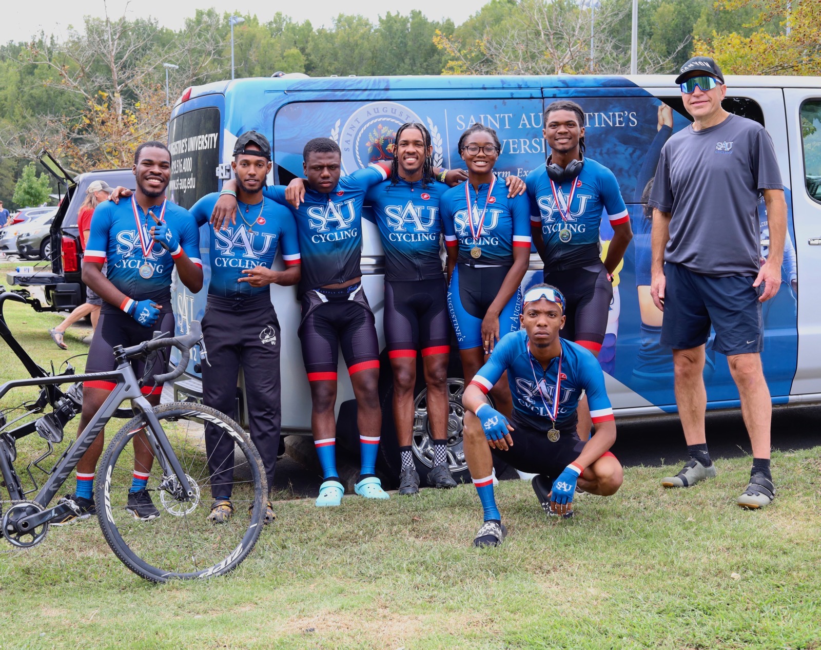 SAU Cycling Team Earns Podiums in Chapel Hill Race - Saint Augustine's ...