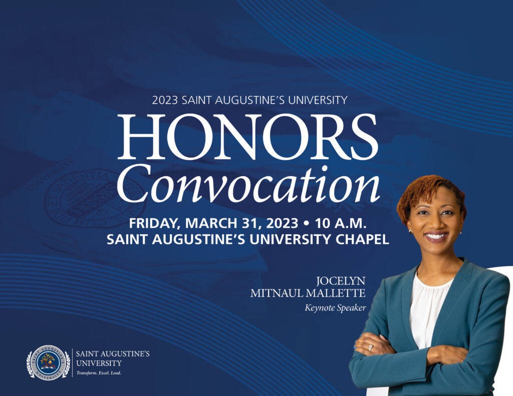 2023 Honors Convocation - Saint Augustine's University