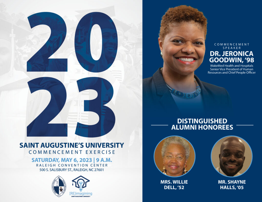 SAU23 - Commencement Announcement v2-Updated - Saint Augustine's University