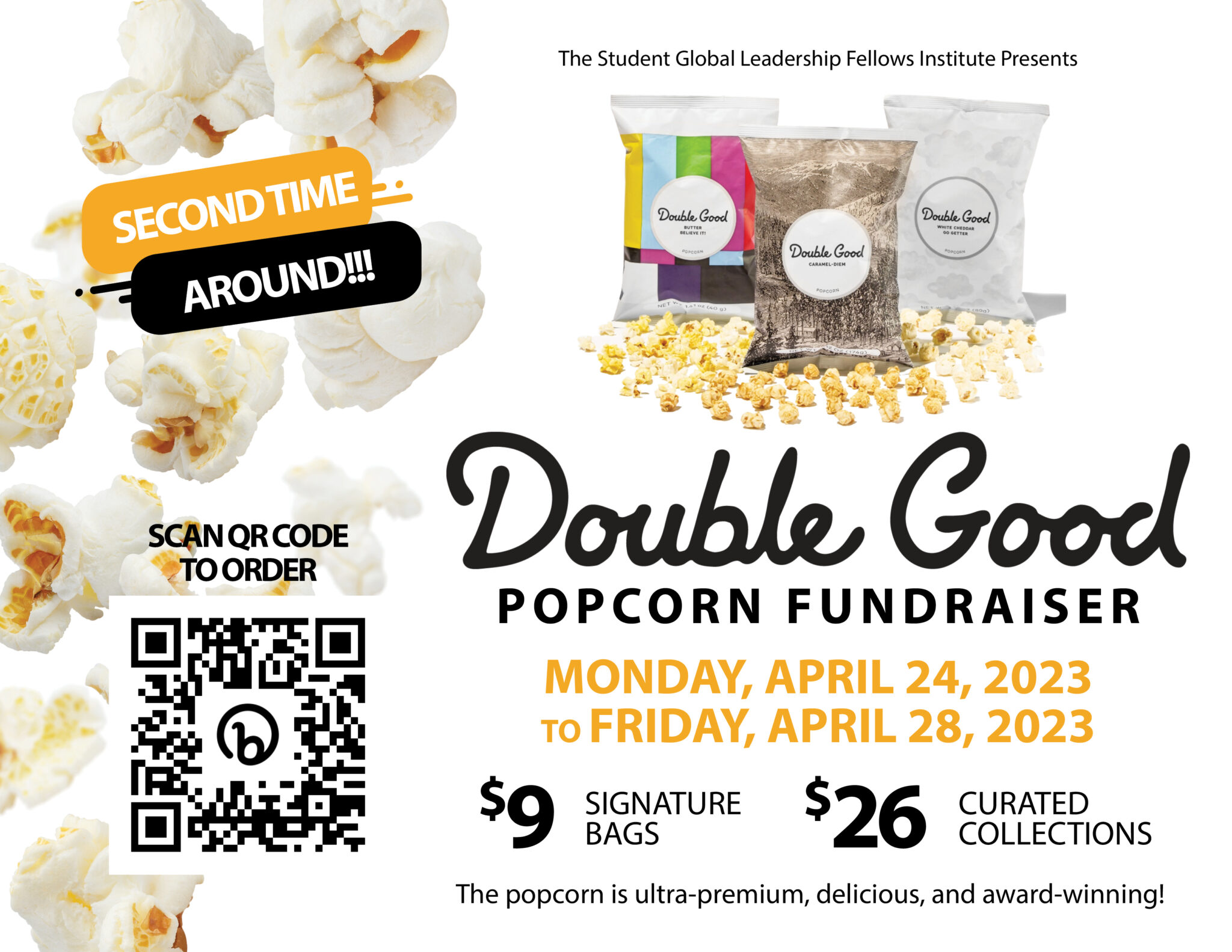 Student Global Leadership Fellows Double Good Popcorn Fundraiser ...
