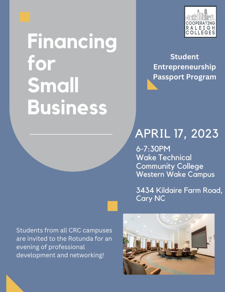 Student Entrepreneurship Passport Program: "Financing for Small ...