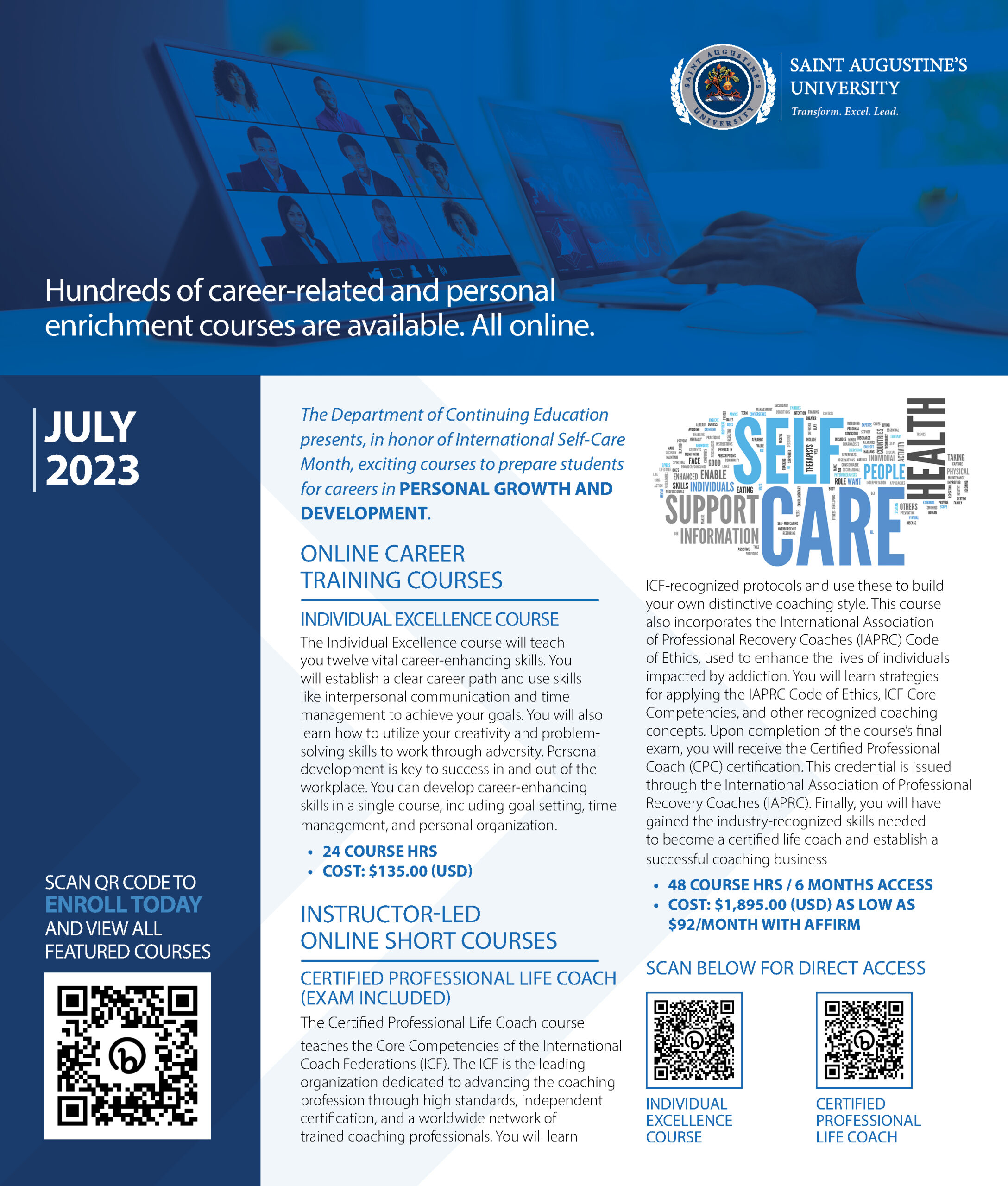 SAU23_Ed2Go July Feature v2 - Saint Augustine's University