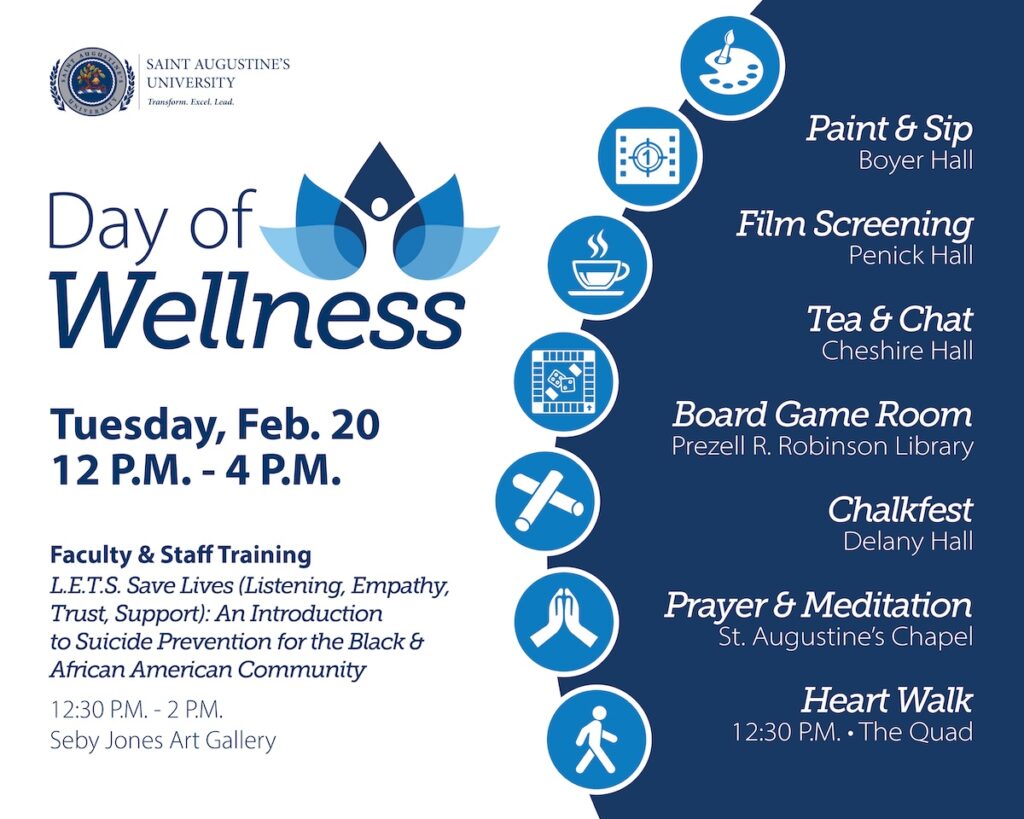 SAU Day of Wellness - Saint Augustine's University