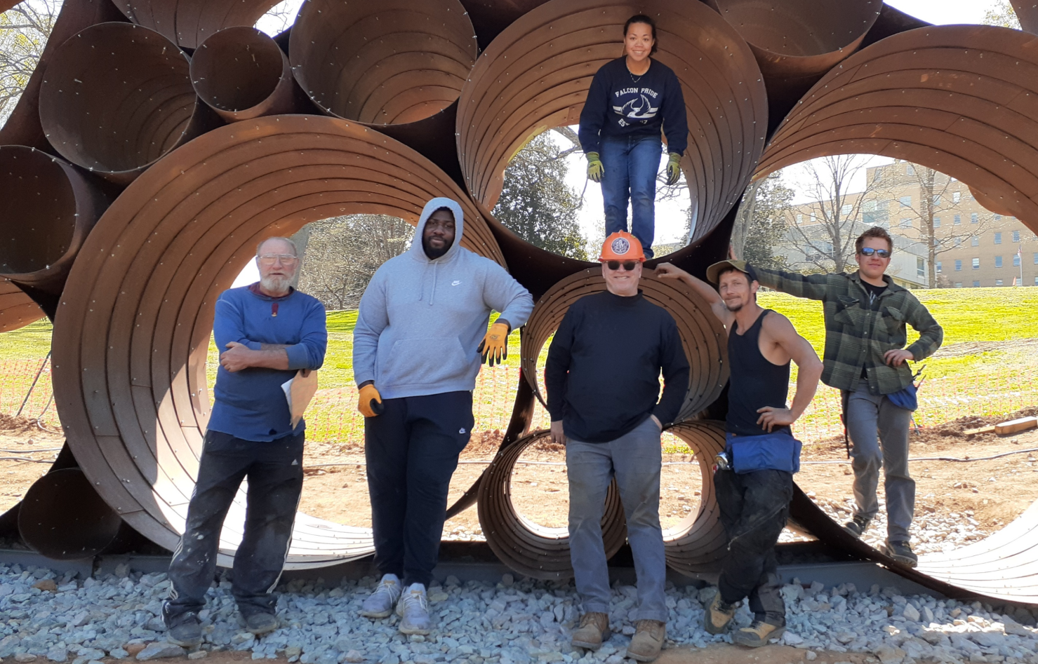 SAU Visual Art Majors Assist with Public Art Installation - Saint ...